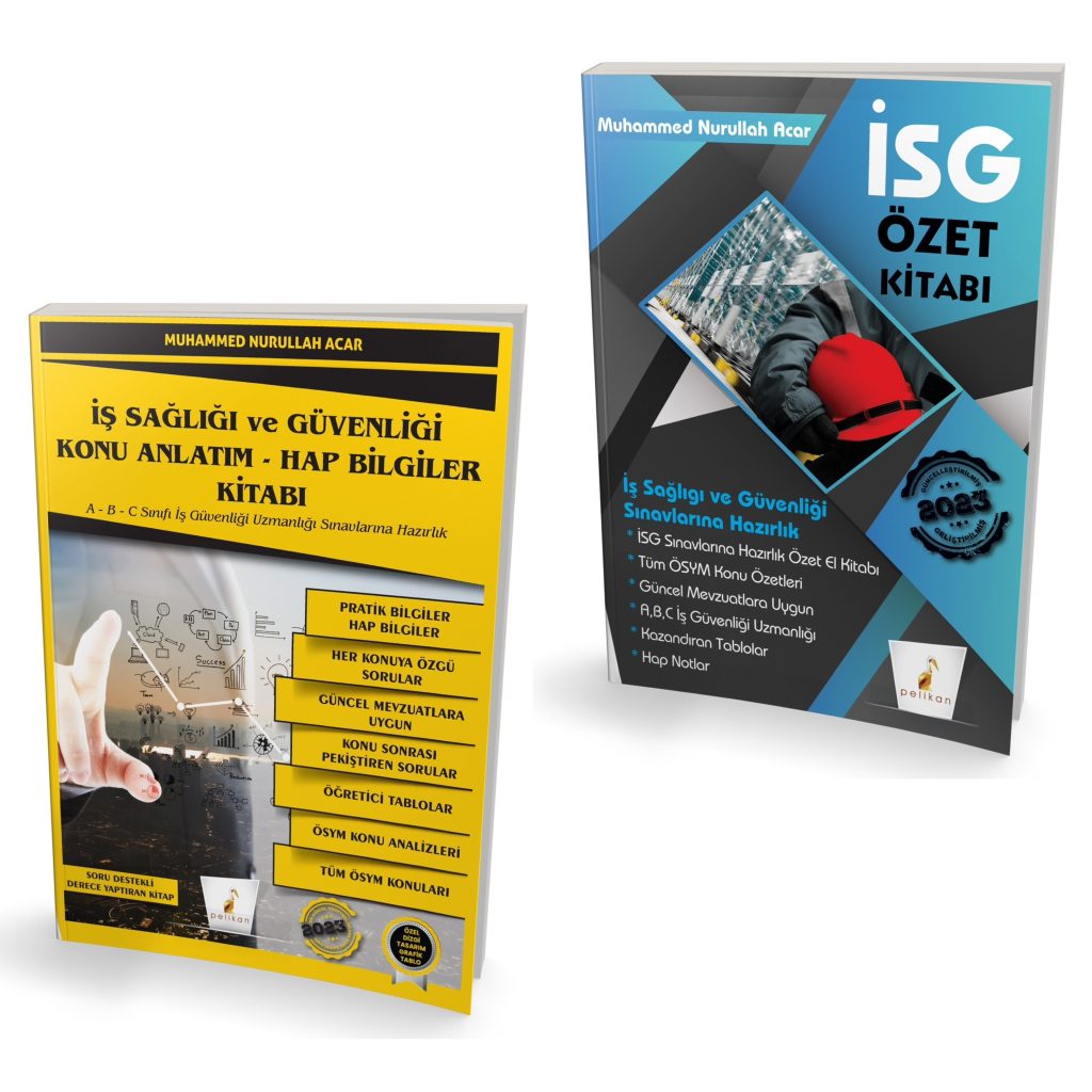 İSG KONU ANLATIM KİTABI HAP BİLGİLER (7.baskı 2023 basım) - İSG Türkiye Sınav